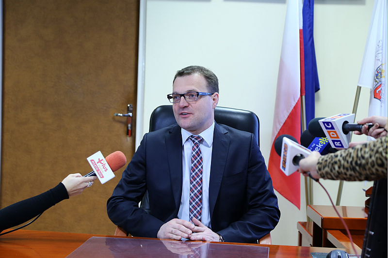 Prezydent Witkowski rozmawiał ze skarbnikiem o budżecie miasta ...
