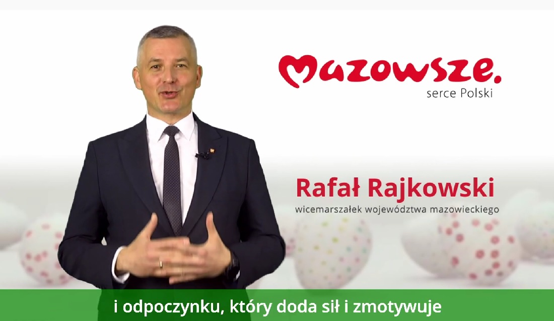 Życzenia wielkanocne - Rafał Rajkowski - Wiadomości Region - Radom24.pl