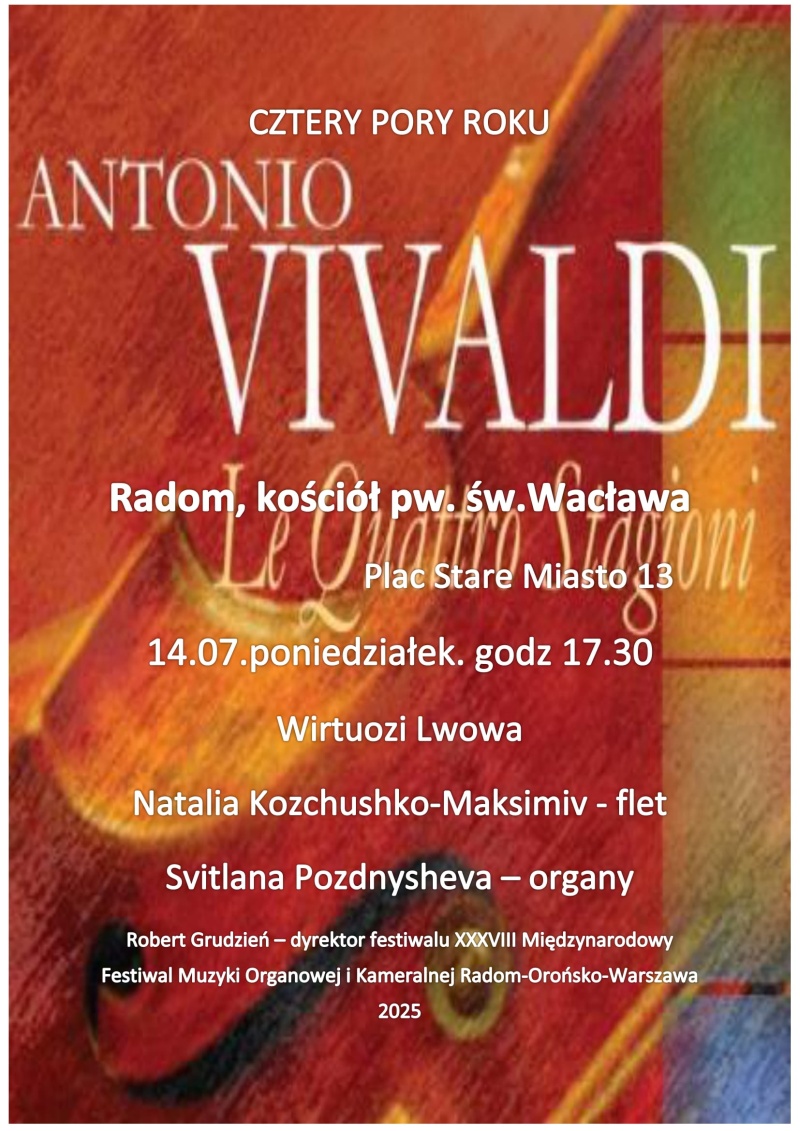 "Cztery pory roku" Vivaldiego w kościele św. Wacława - Kultura ...